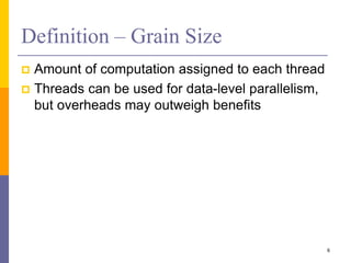 Introduction to Thread Level Parallelism | PPTX