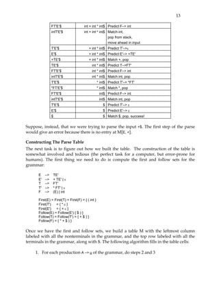 07 top-down-parsing | PDF