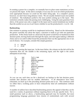 07 top-down-parsing | PDF