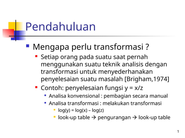 07 - Transformasi Citra - Digital Image Processing | PPT