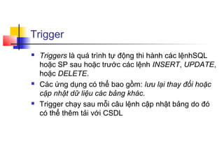 07 trigger view | PPT