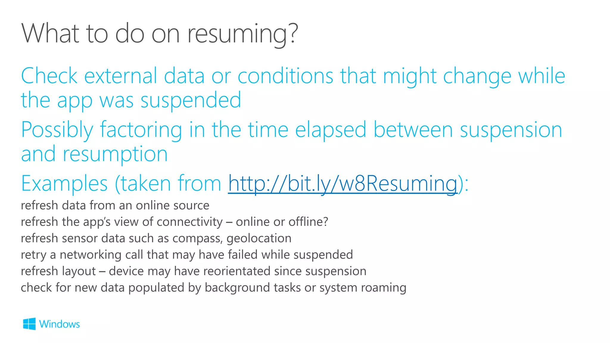 07 windows runtime app lifecycle | PPTX | Computing | Technology & Computing