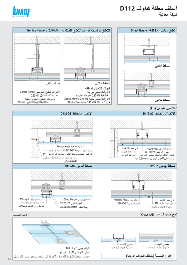 07 Working details-ceiling- knauf-d11-catalog | PDF