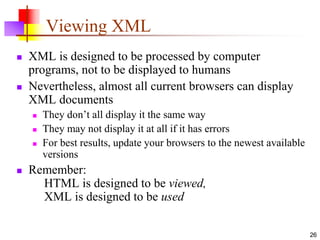 Introduction to xml | PPT
