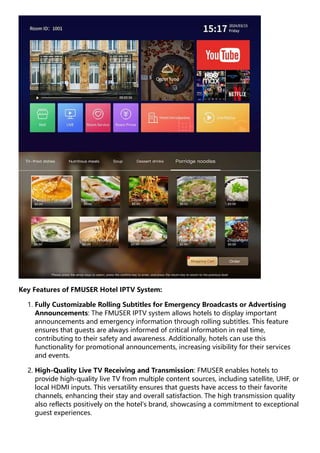 How to Build Your Hotel IPTV System in Quito，ECUADOR | PDF