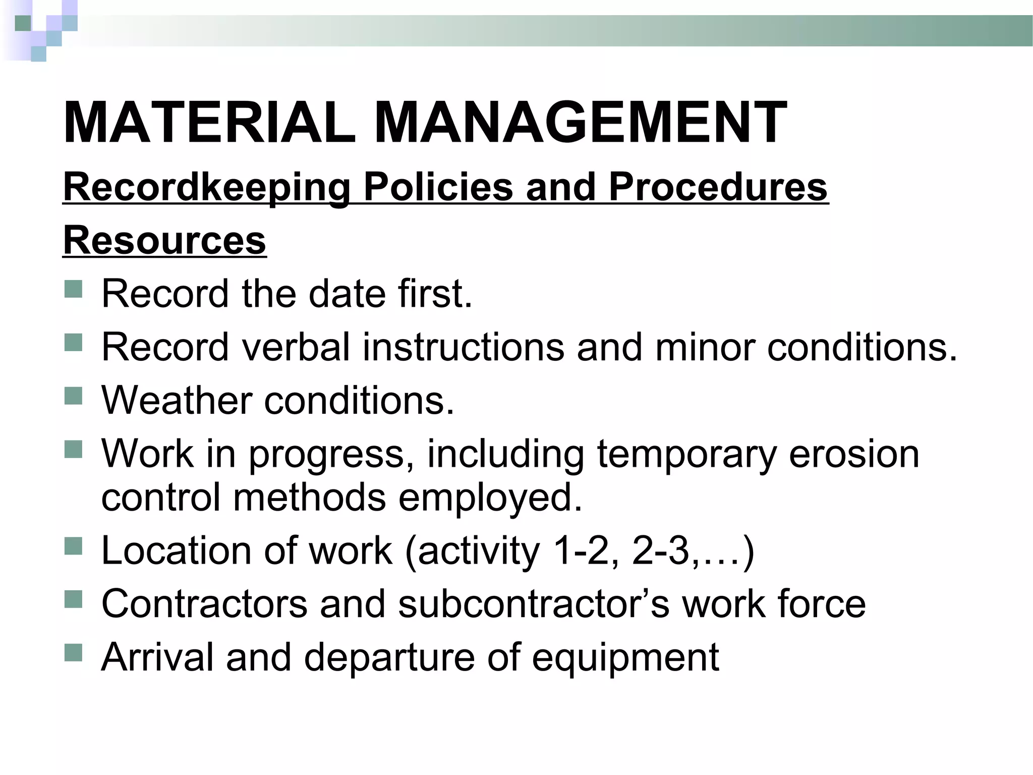 070 material management | PPT