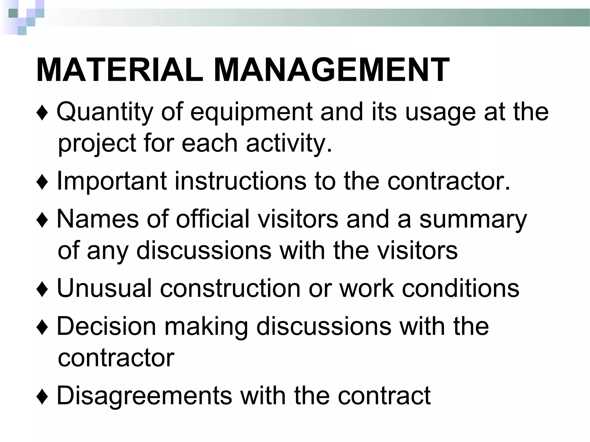 070 material management | PPT