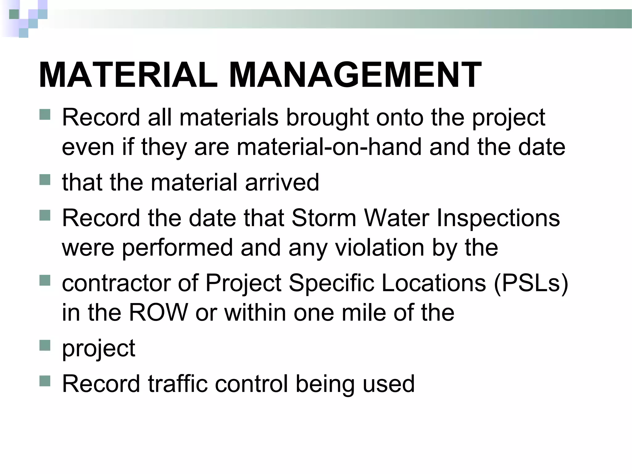 070 material management | PPT