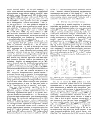 A Uniform Implementation Scheme for Evolutionary Optimization Algorithms and the experimental ...