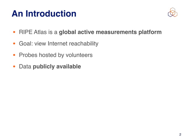 Introduction to RIPE Atlas | PPT