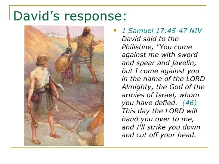 070204 David Faith Is The Victory 1 Samuel 17 Dale Wells