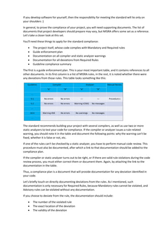 What Is MISRA and how to Cook It | PDF | Programming Languages | Computing