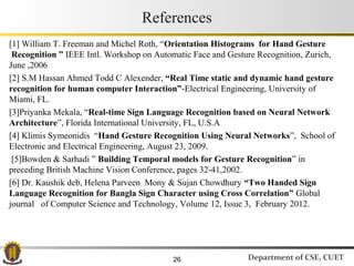 Sign Language Classification Process By neural Network | PPT