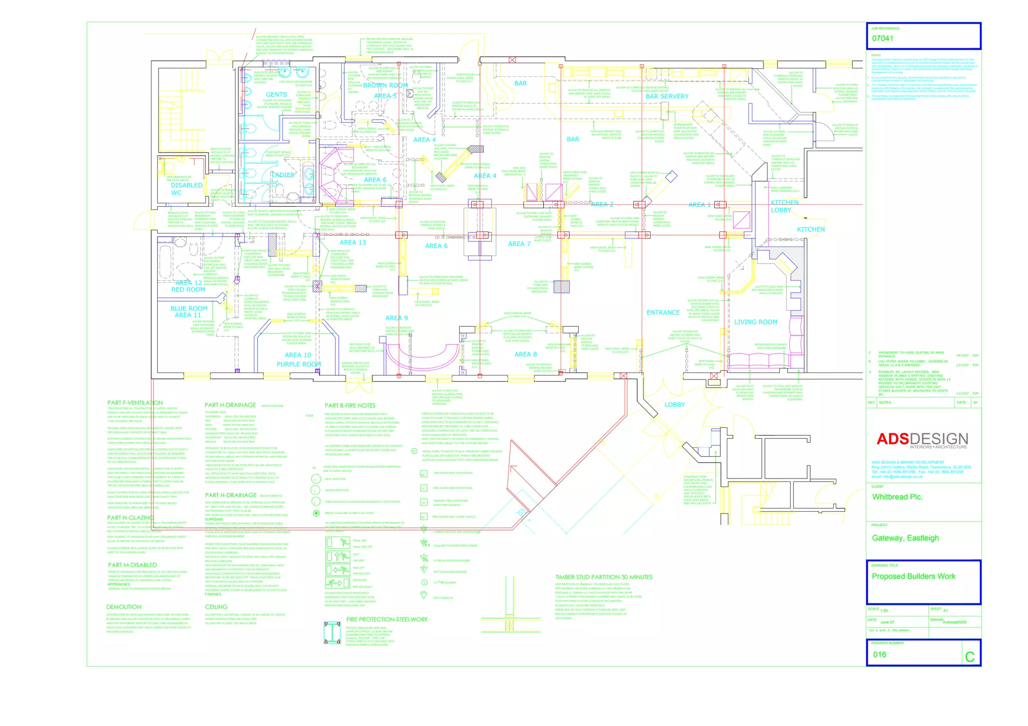 Proposed Builder's Work Plan for Pub/Restaurant | PDF