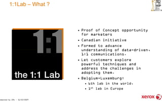 EMS & the 1:1Lab | PPT