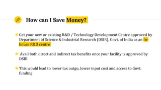 DSIR Recognition | PPTX