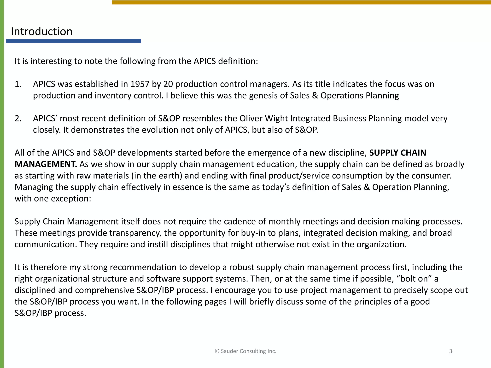 S&OP_IBP_Principles | PDF