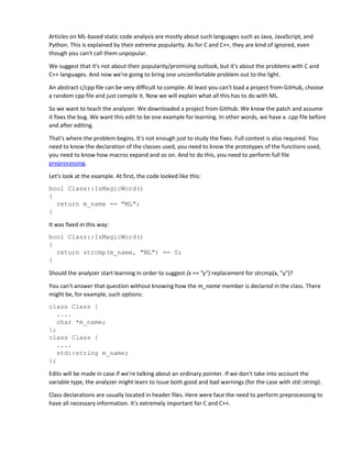 Machine Learning in Static Analysis of Program Source Code | PDF
