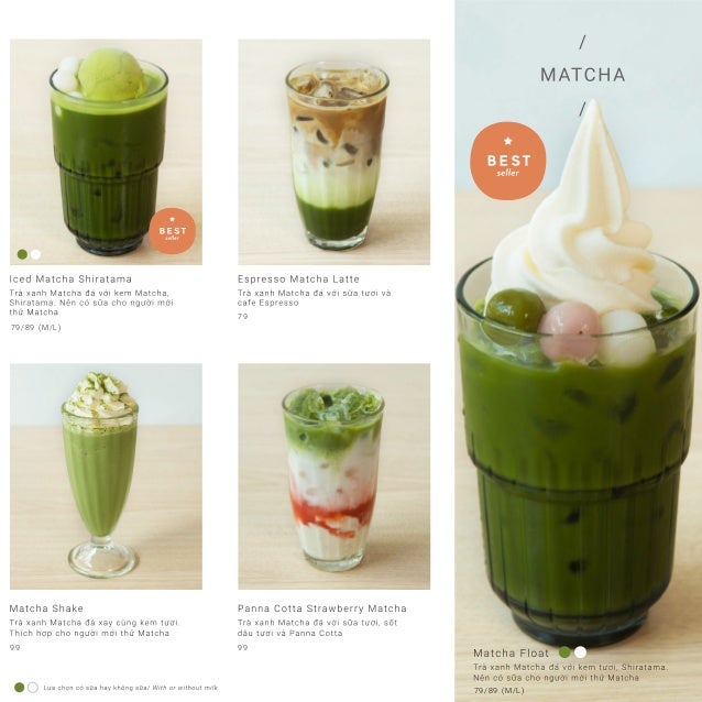 Morico Dessert Menu 2019