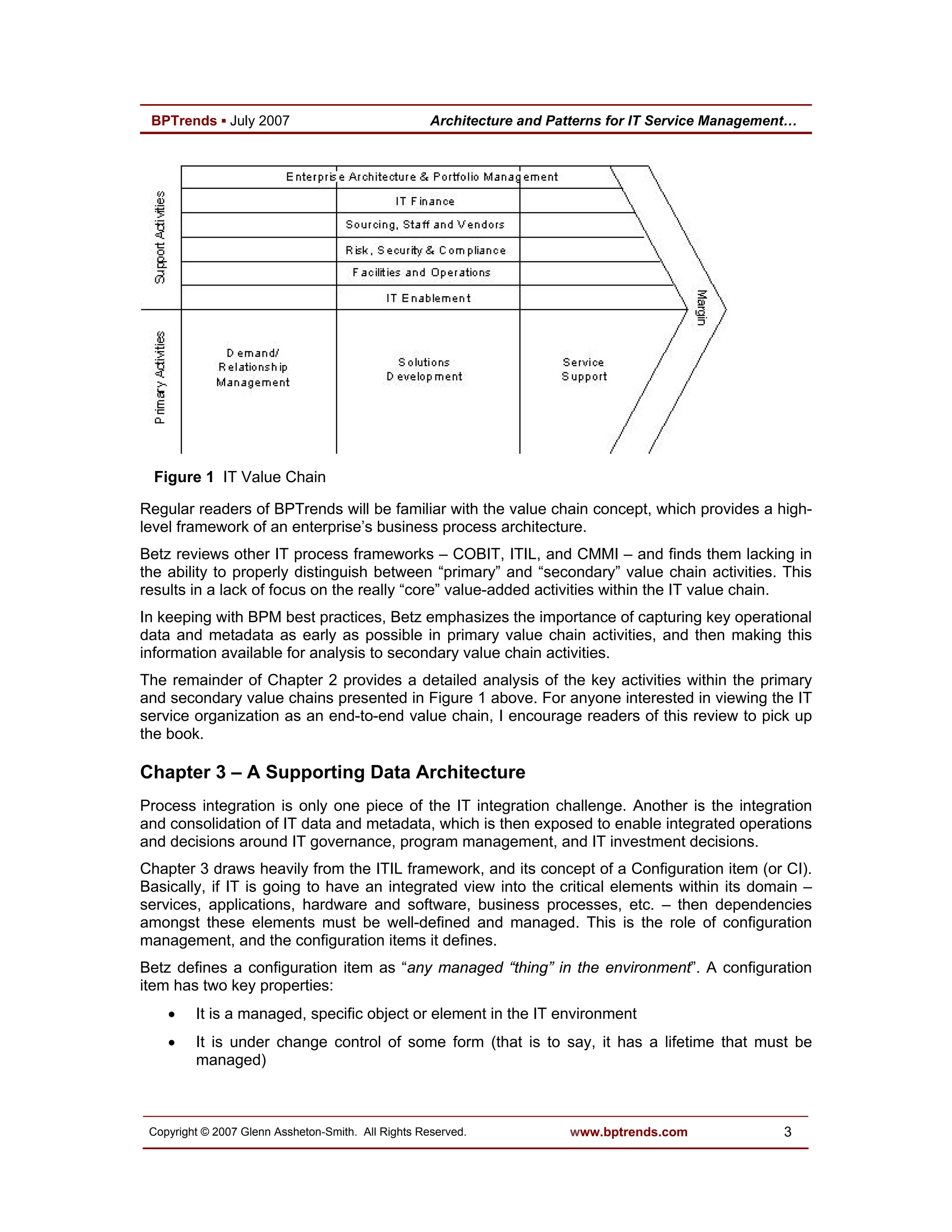 07 07 Br Architecture Patterns For Itsm Betz Final | PDF