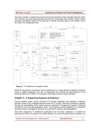 07 07 Br Architecture Patterns For Itsm Betz Final | PDF