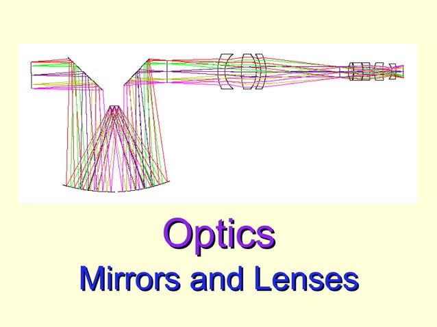 optics mirrors_and_lenses (1) | PPT
