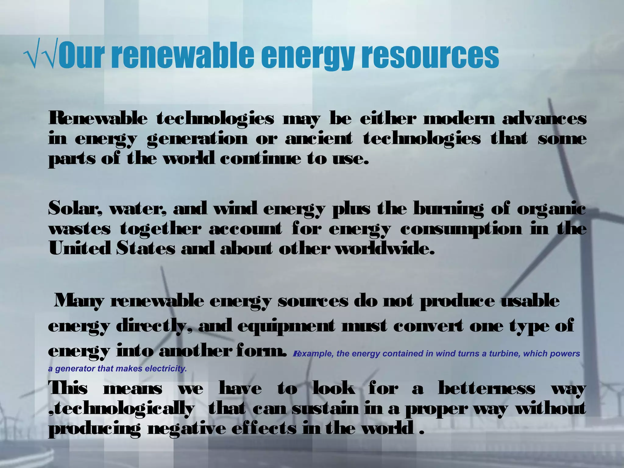EARTH'S ENERGY SOURCES | PPT