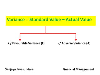 standard costing & variances analysis | PPTX | Business Accounting ...