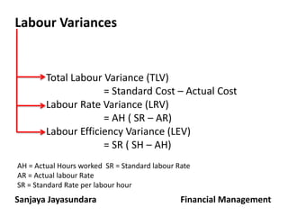 standard costing & variances analysis | PPTX | Business Accounting ...