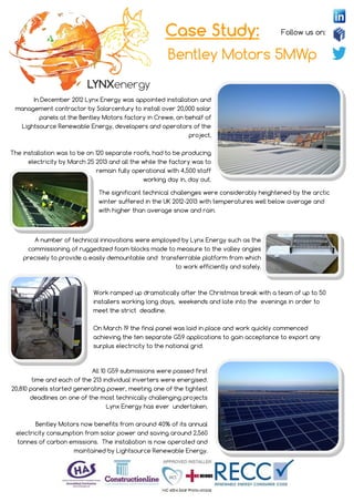 Bentley Case Study | PDF