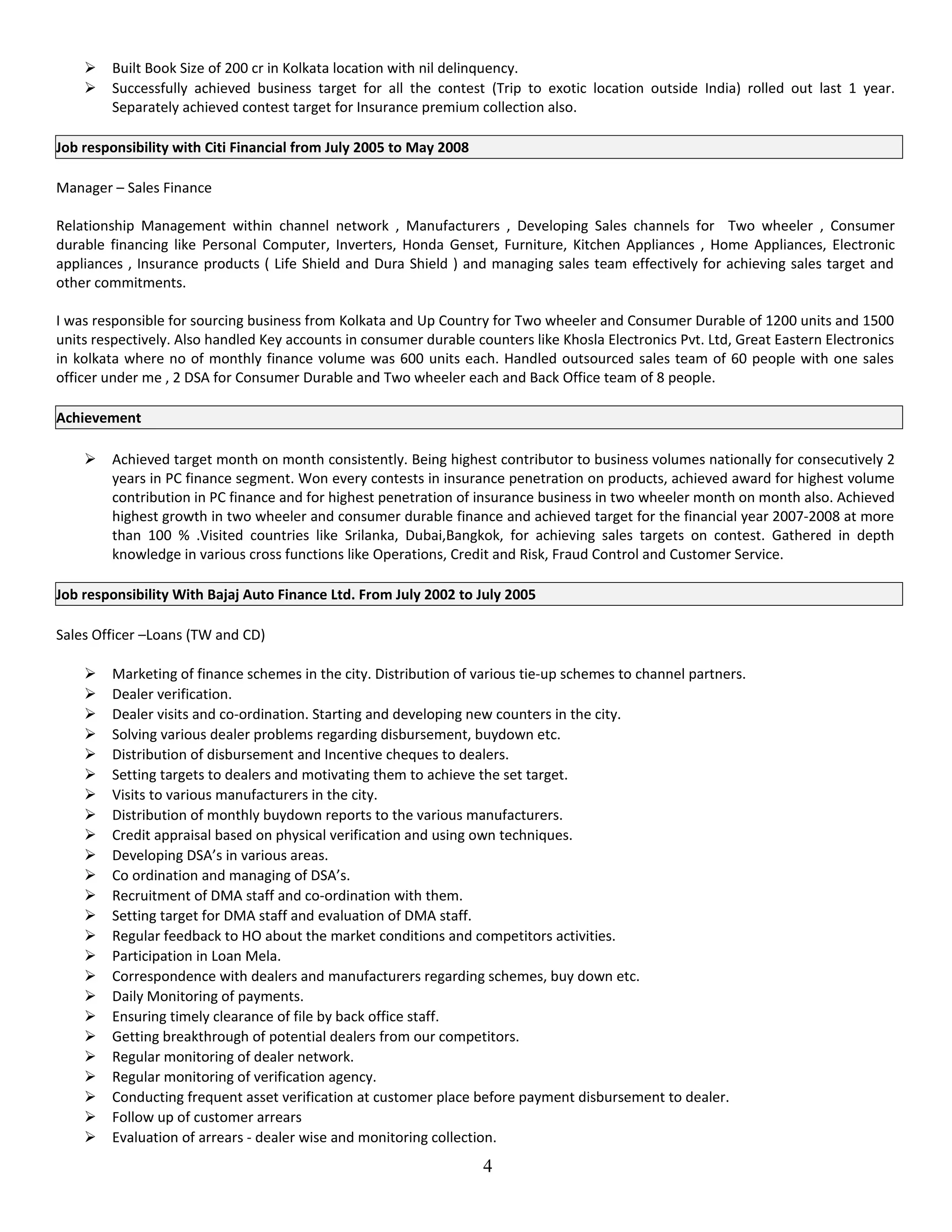 Resume - subhajit deb | PDF