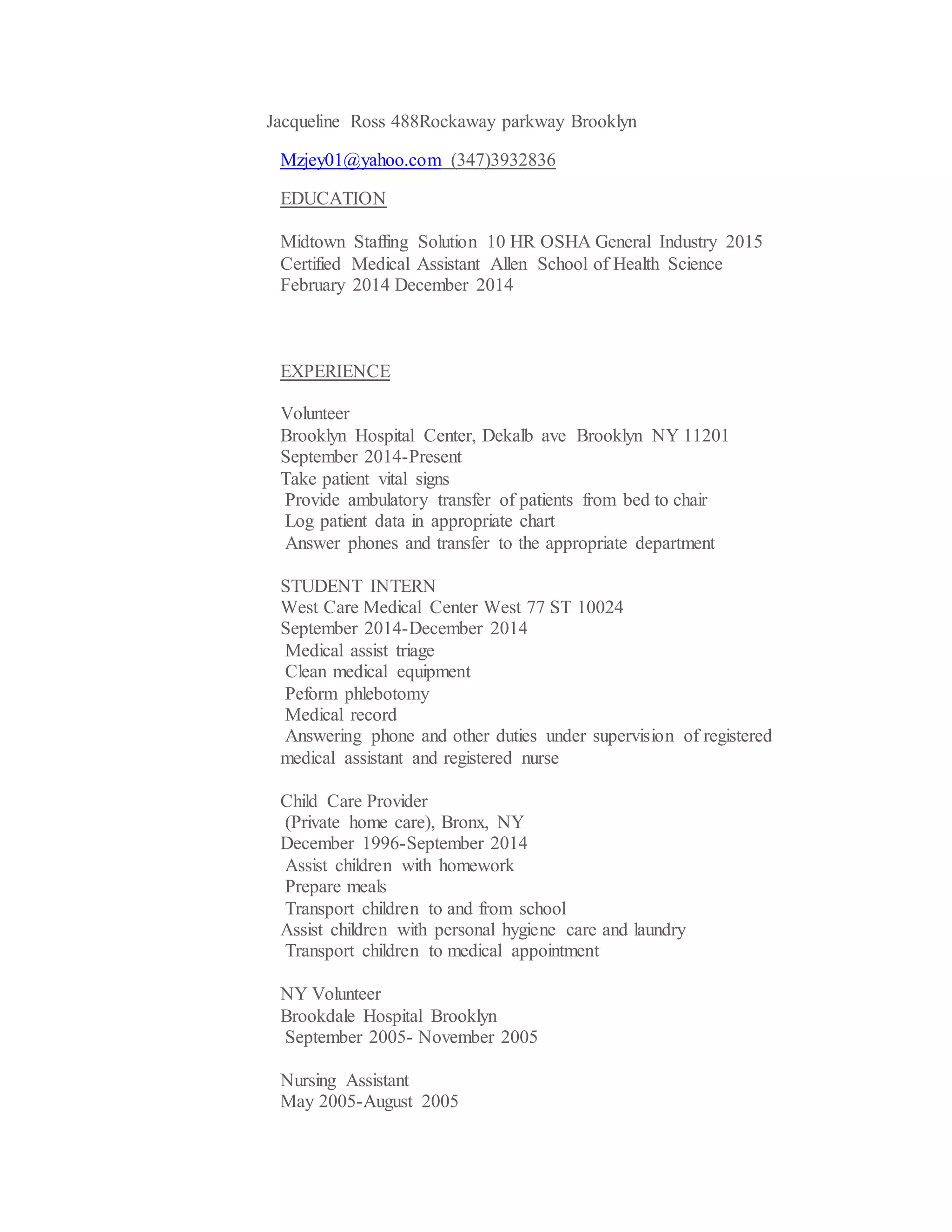 9 Resume | PDF