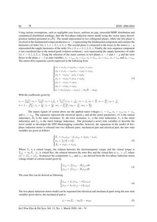 Torque ripples improvement of direct torque controlled five-phase ...