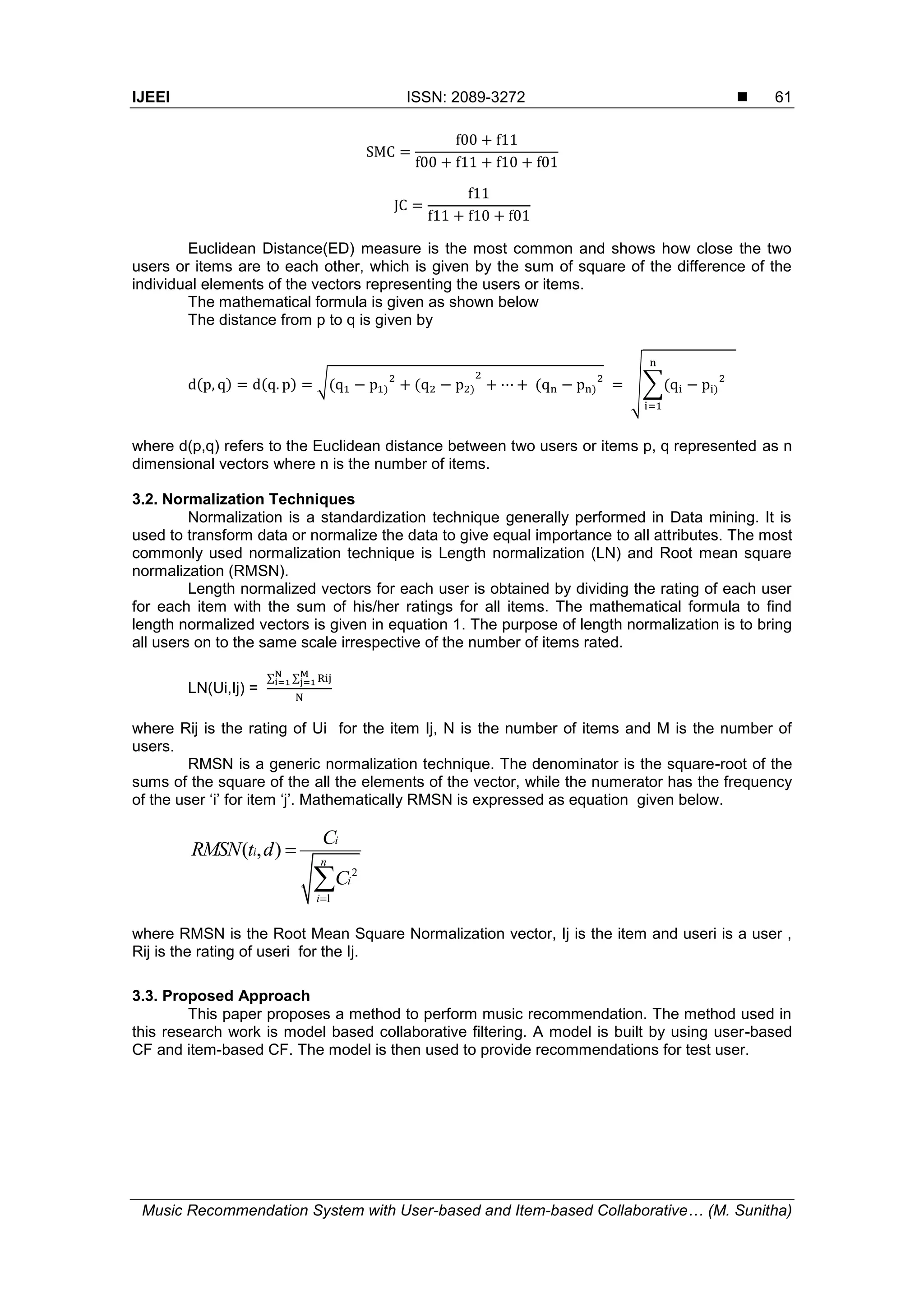 Music Recommendation System with User-based and Item-based ...