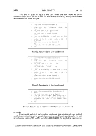 Music Recommendation System with User-based and Item-based ...