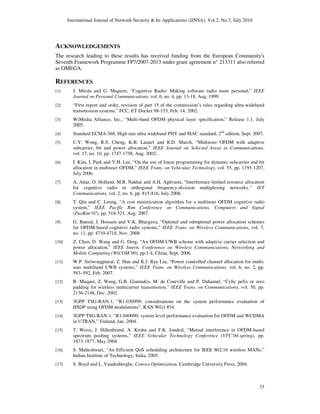 CROSS-LAYER RESOURCE ALLOCATION SCHEME UNDER HETEROGENEOUS CONSTRAINTS FOR NEXT GENERATION HIGH ...