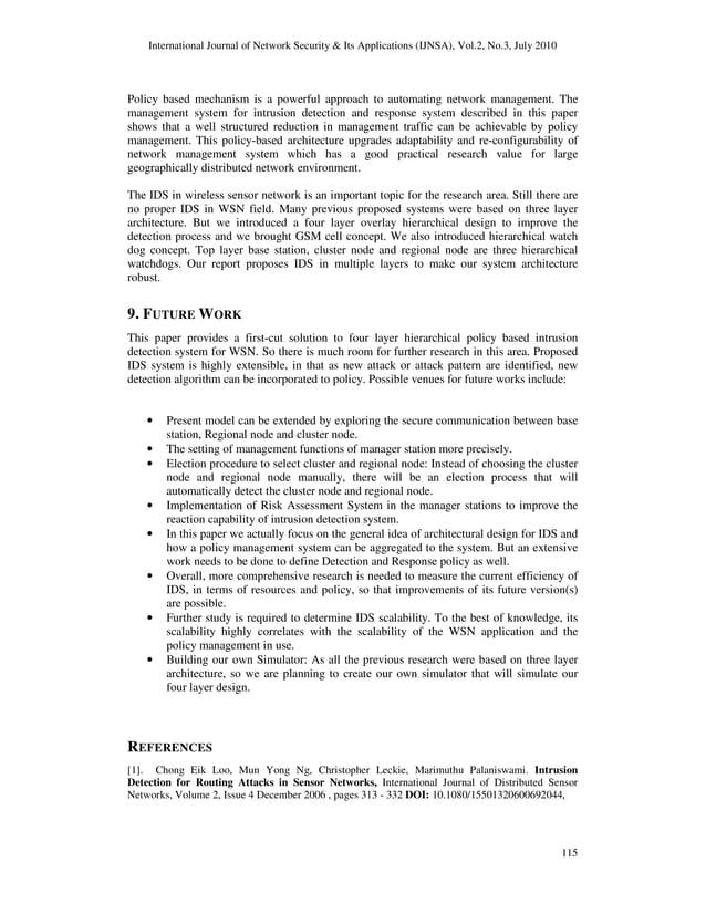 Hierarchical Design Based Intrusion Detection System For Wireless Ad