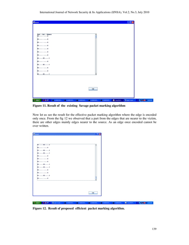 AN EFFICIENT IP TRACEBACK THROUGH PACKET MARKING ALGORITHM | PDF