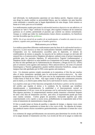Guia Para Pacientes Bipolares y Sus Familiares | PDF