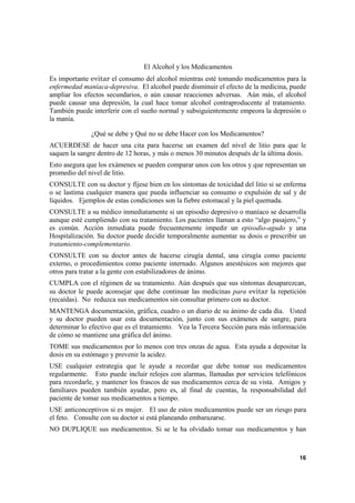 Guia Para Pacientes Bipolares y Sus Familiares | PDF