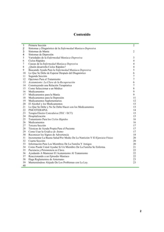 Guia Para Pacientes Bipolares y Sus Familiares | PDF