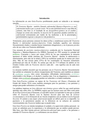 Guia Para Pacientes Bipolares y Sus Familiares | PDF