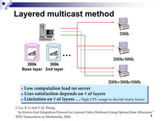 (Slides) P2P video broadcast based on per-peer transcoding and its evaluation on PlanetLab ...
