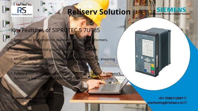Siemens Siprotec 5 7UT85: The Future of Transformer Differential ...