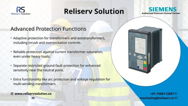 Siemens Siprotec 5 7UT85: The Future of Transformer Differential ...