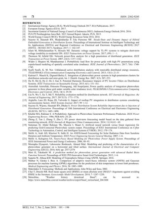 Comparison of Solar Radiation Intensity Forecasting Using ANFIS and Multiple Linear Regression ...