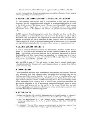 SECURITY APPREHENSIONS IN DIFFERENT REGIONS OF CLOUD CAPTIOUS GROUNDS | PDF