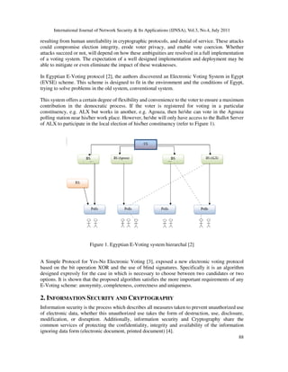 E-VOTING PROTOCOL BASED ON PUBLIC-KEY CRYPTOGRAPHY | PDF