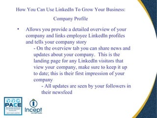 3 Ways To Grow Your Business Using LinkedIn | PPT