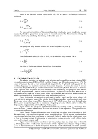 An Efficient High Gain DC-DC Converter for Automotive Applications ...